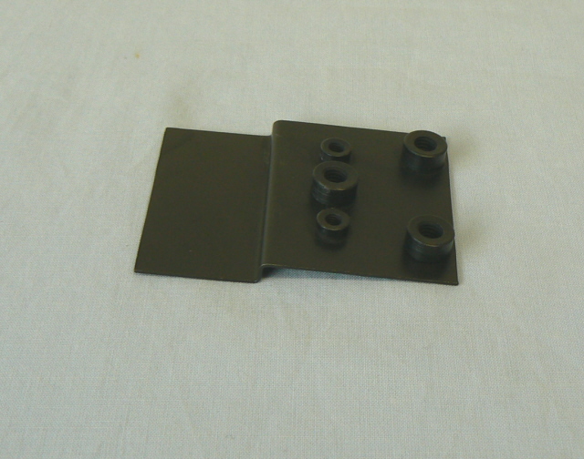 A100B0713F (100B0713) CATCH PLATE on HEADER RAIL for SOFT TOP CATCH.