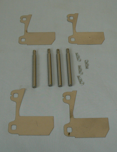 SJ079J0017 FRONT BRAKE PAD FITTING KIT up to 1985