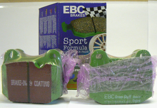 SJ082J0027 FAST ROAD FRONT PAD SET (EBC Greenstuff)