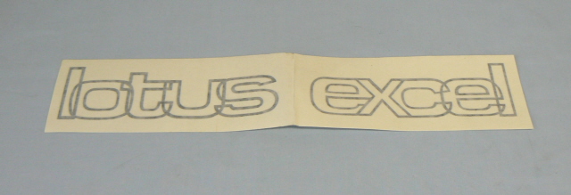 SJ089U0008 DECAL - LOTUS EXCEL - BLACK