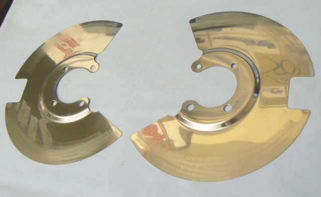 X036C6019Z BRAKE DISC DIRT SHIELDS, PAIR (Stainless steel)